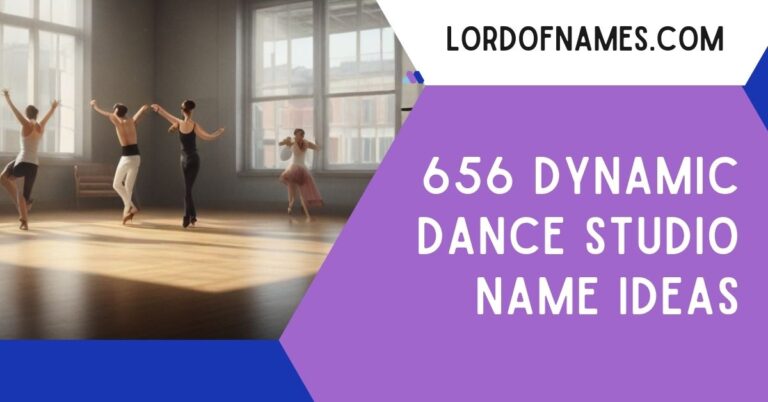 656 Dynamic Dance Studio Name Ideas - Lord Of Names