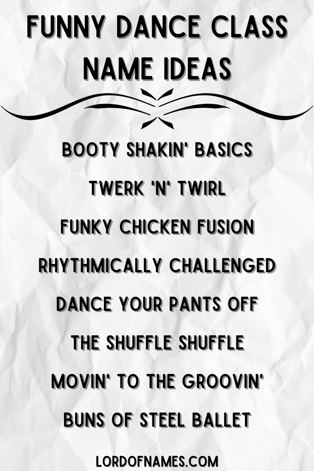 656 Dynamic Dance Studio Name Ideas - Lord Of Names