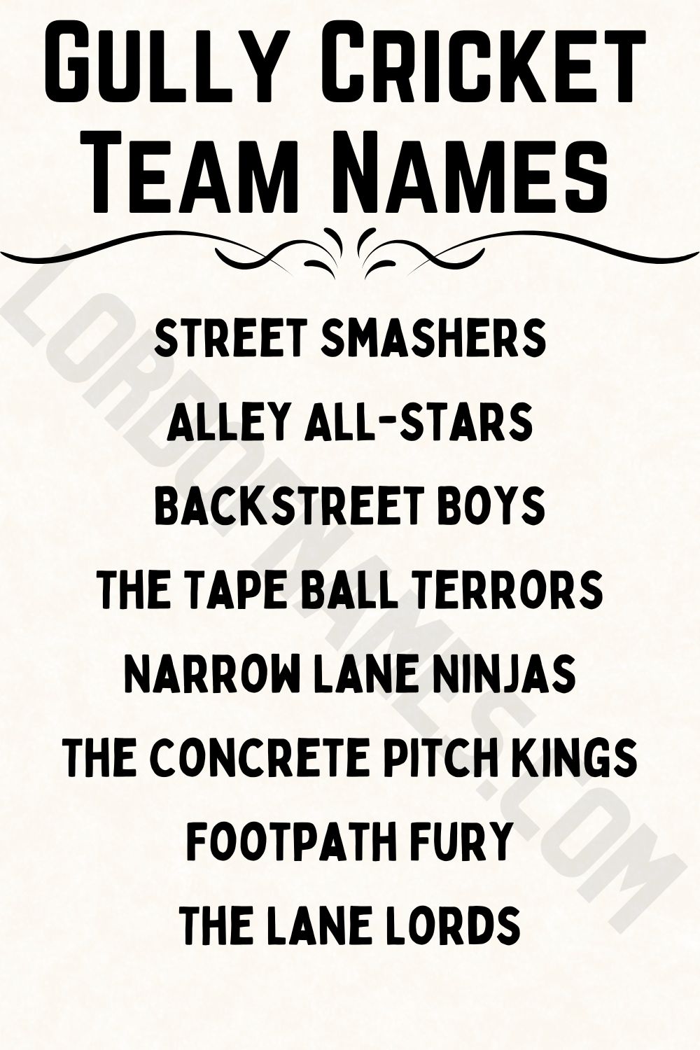 656 Unique Cricket Team Names For Winners [Updated for 2025] - Lord Of ...