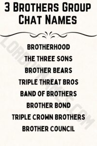 836 Best Trio Names For A Group Of 3 Friends - Lord Of Names