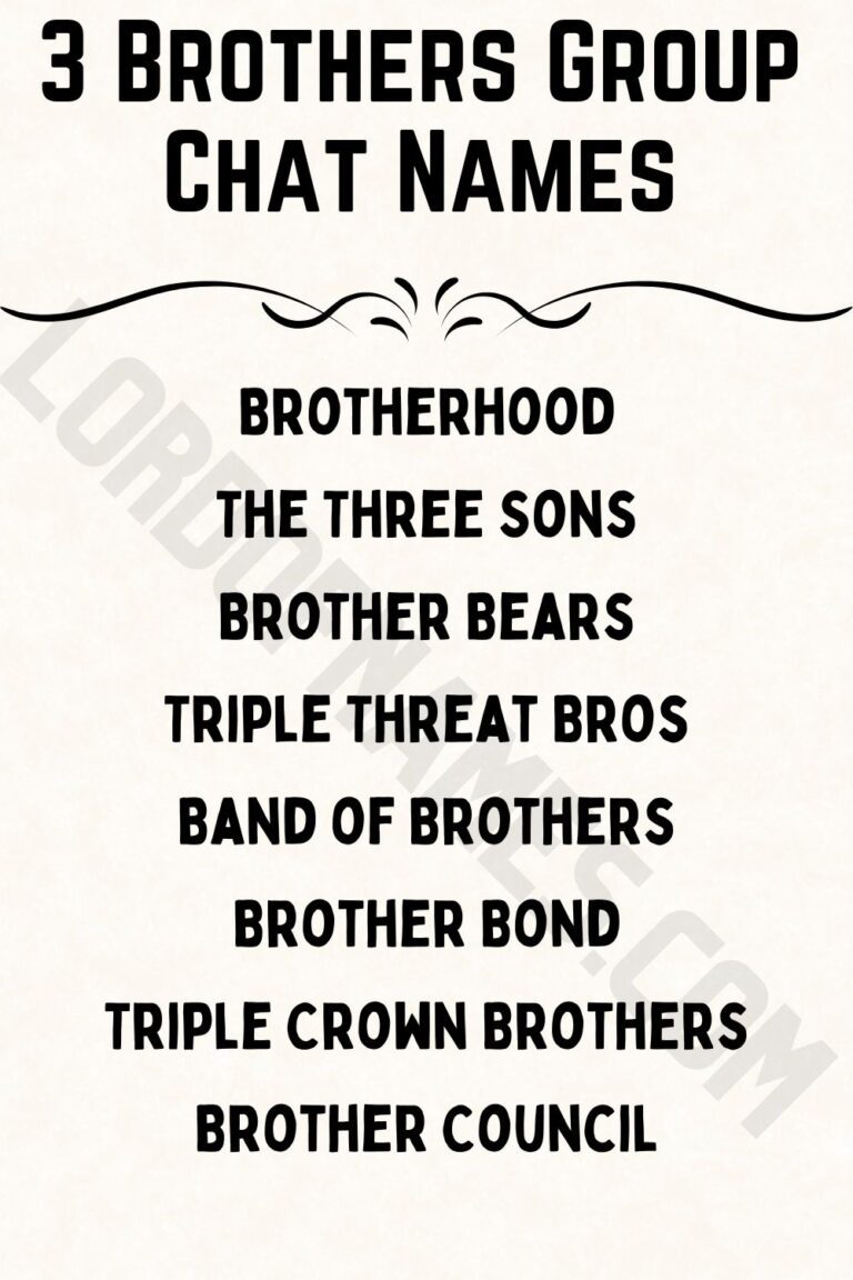 836 Best Trio Names For A Group Of 3 Friends - Lord Of Names