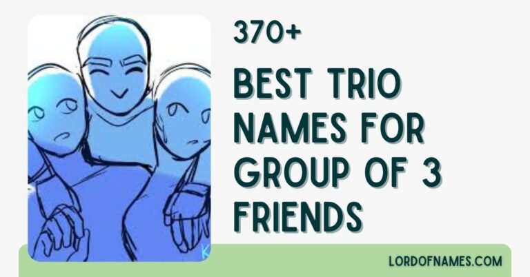 836 Best Trio Names For A Group Of 3 Friends - Lord Of Names