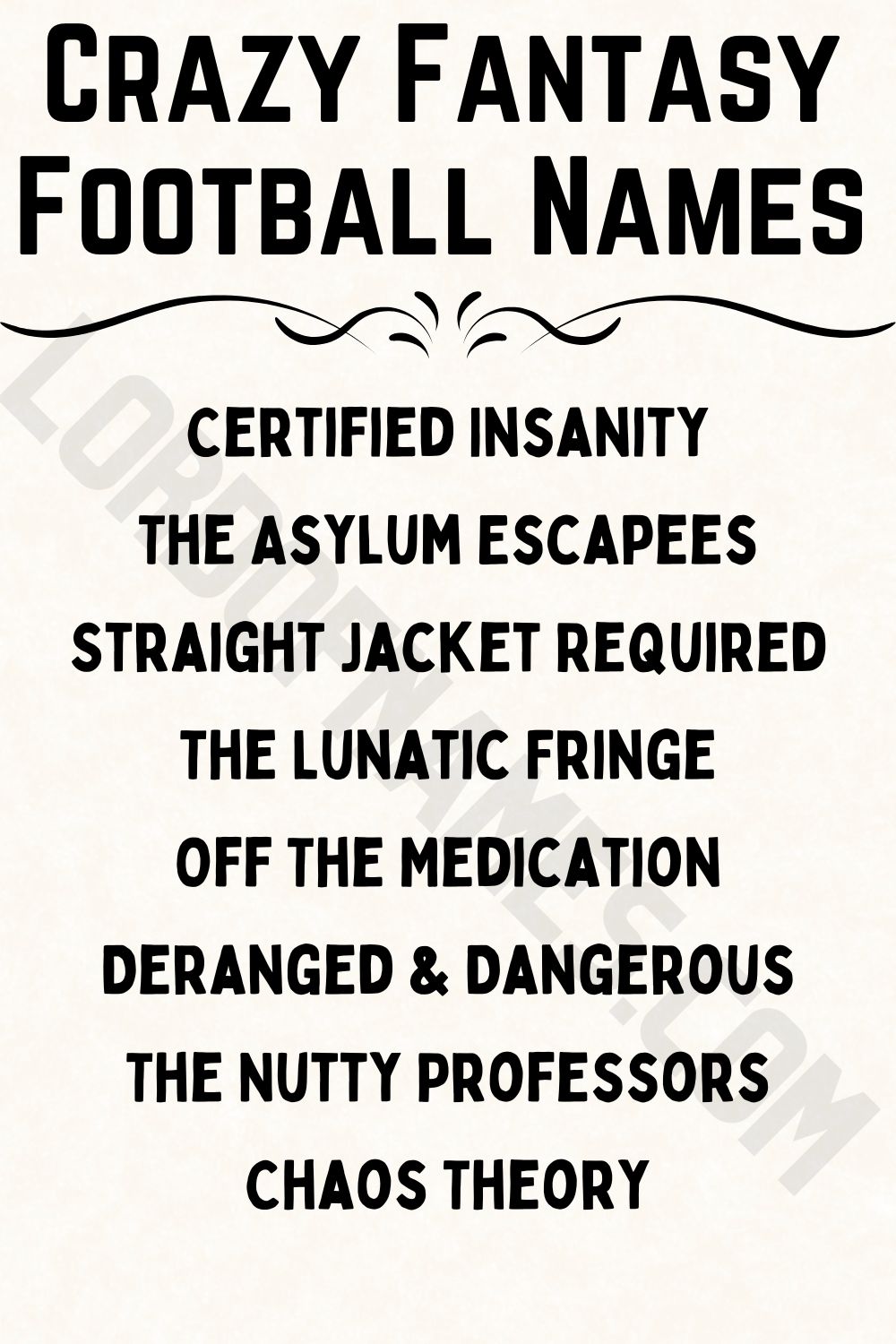 1053 Fantasy Football Team Names [Generator Included] - Lord Of Names