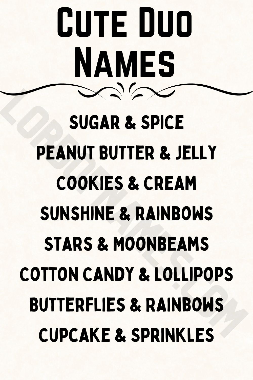 662 Best Duo Names For Team Activities [Duo Name Generator] - Lord Of Names