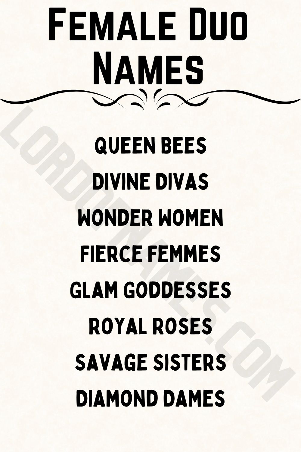 662 Best Duo Names For Team Activities [Duo Name Generator] - Lord Of Names