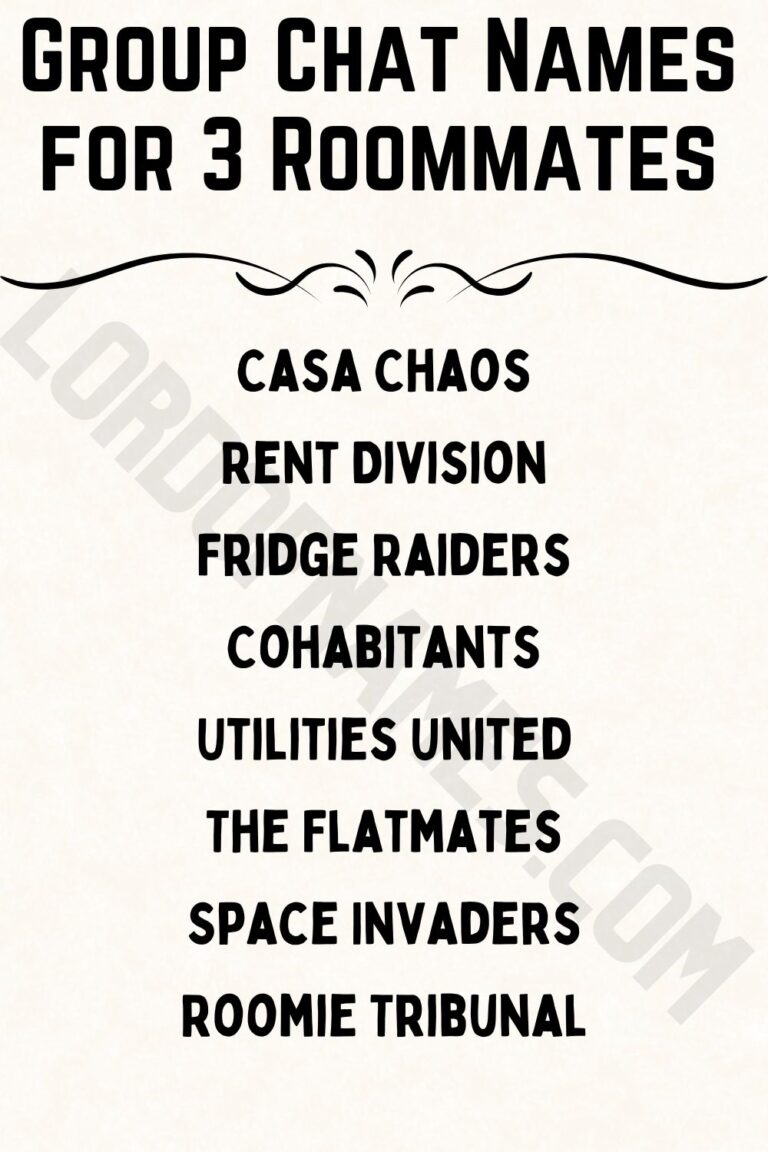 836 Best Trio Names For A Group Of 3 Friends - Lord Of Names