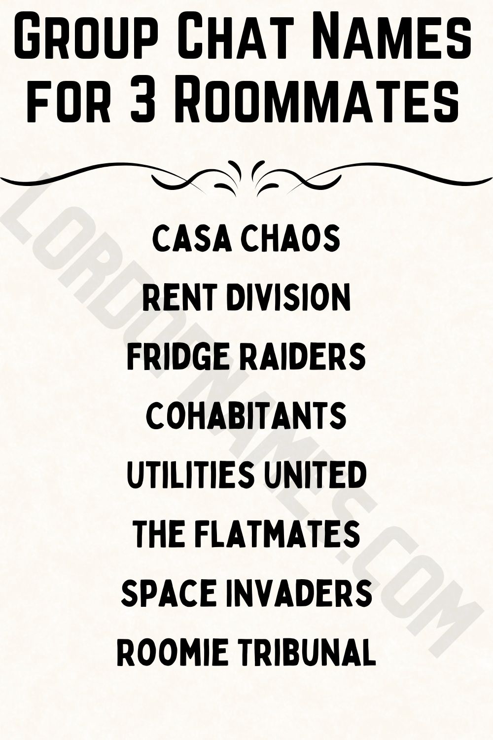 836 Best Trio Names For A Group Of 3 Friends - Lord Of Names