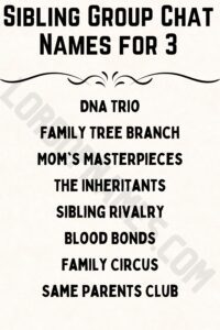 836 Best Trio Names For A Group Of 3 Friends - Lord Of Names