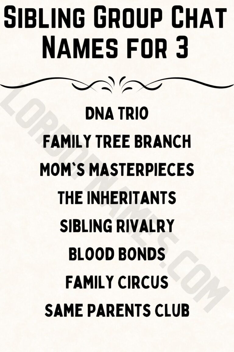 836 Best Trio Names For A Group Of 3 Friends - Lord Of Names