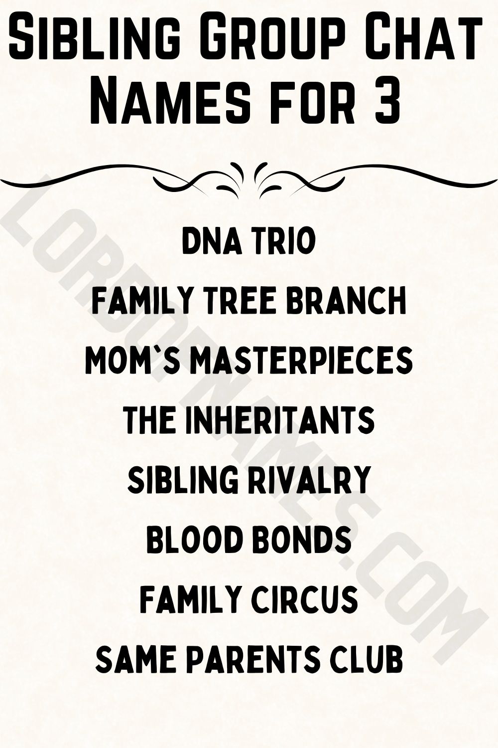 836 Best Trio Names For A Group Of 3 Friends - Lord Of Names