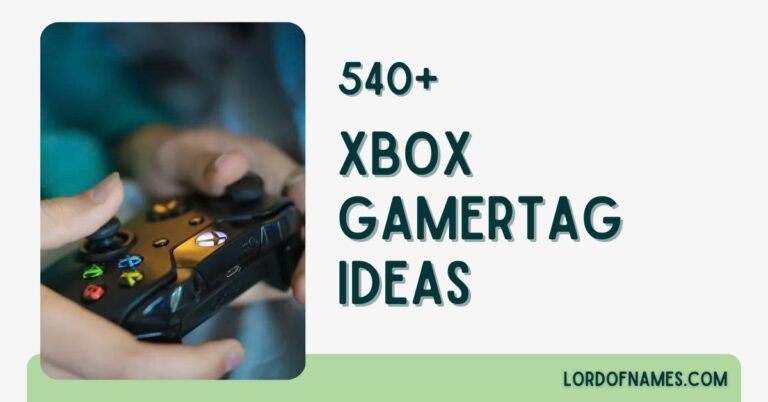 763 Cool Xbox Gamertag Ideas [Xbox Gamertag Generator] - Lord Of Names