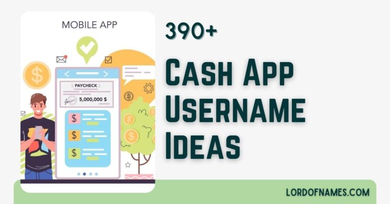 397 Top Cash App Usernames That Pop - Lord Of Names