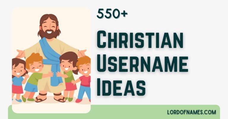 550 Christian Usernames For A Good Christian - Lord Of Names