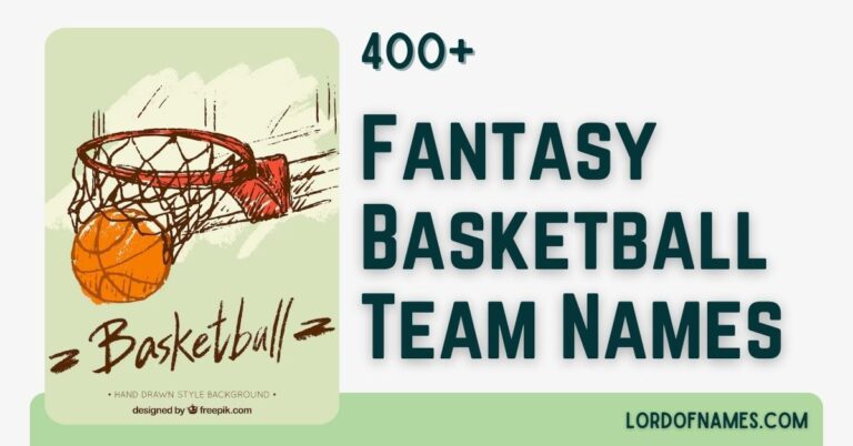 426 Unique Fantasy Basketball Team Names - Lord Of Names