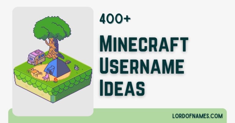 401 Unique Minecraft Usernames To Stand Out In Your World - Lord Of Names