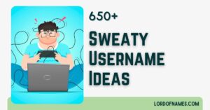 664 Sweaty Usernames To Get Your Game On - Lord Of Names