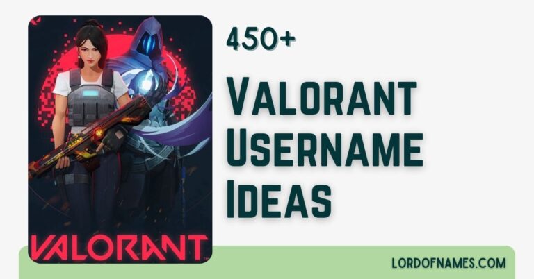 454 Epic Valorant Usernames To Stand Out in the Game - Lord Of Names