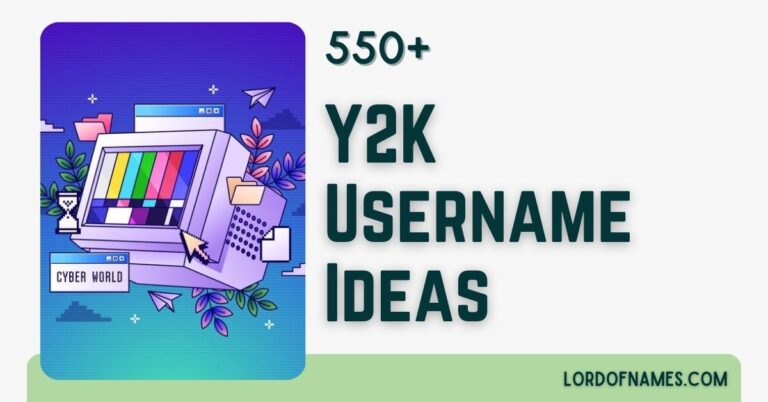 557 Y2K Usernames For Digital Nostalgia - Lord Of Names