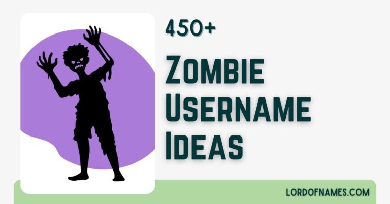 458 Cool & Creepy Zombie Usernames For You - Lord Of Names