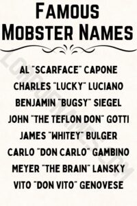 1236 Best Mafia Names [Mafia Name Generator] - Lord Of Names