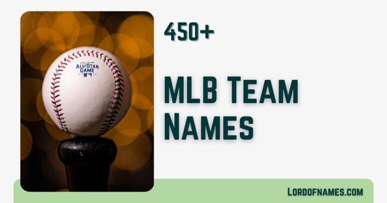 450 Ultimate MLB Team Names [Funny, Clever, And Unique Ideas] - Lord Of ...