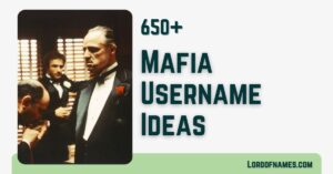 1236 Best Mafia Names [Mafia Name Generator] - Lord Of Names