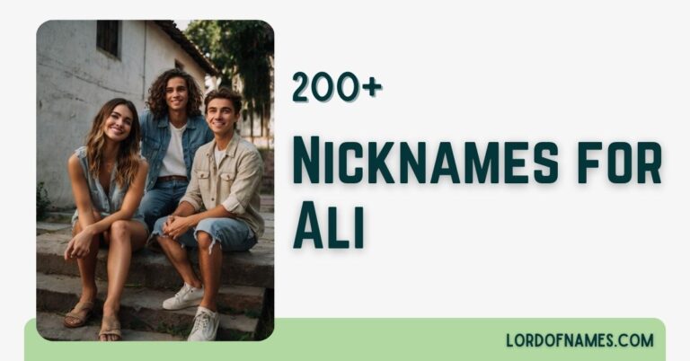 219 Nicknames for Ali [Origin, Meaning and Username Ideas] - Lord Of Names