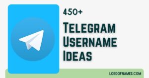 459 Creative Telegram Usernames - Lord Of Names