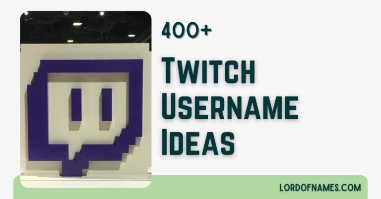 430 Creative Twitch Usernames To Boost Your Streaming Identity - Lord ...