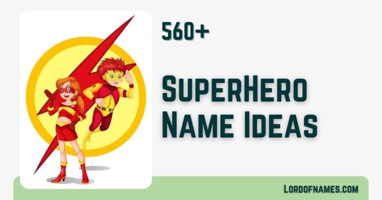 560 Unique And Creative Superhero Names For Your Epic Alter Ego - Lord ...