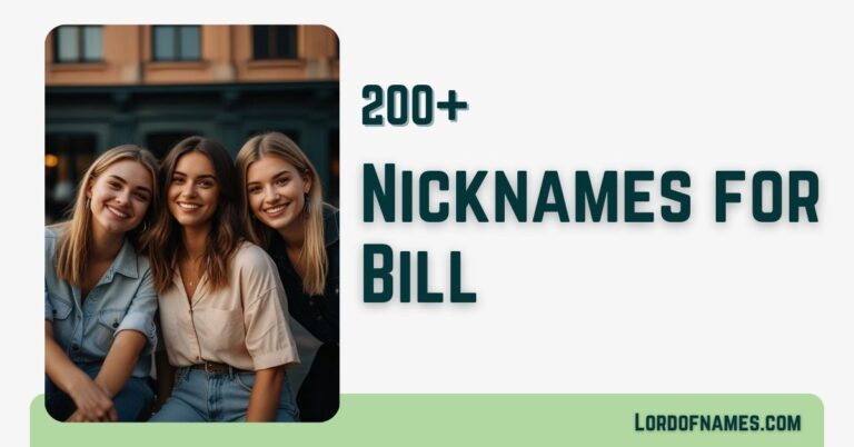 222 Nicknames for Bill [Origin, Meaning & Username Ideas] - Lord Of Names