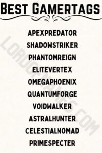 763 Cool Xbox Gamertag Ideas [Xbox Gamertag Generator] - Lord Of Names