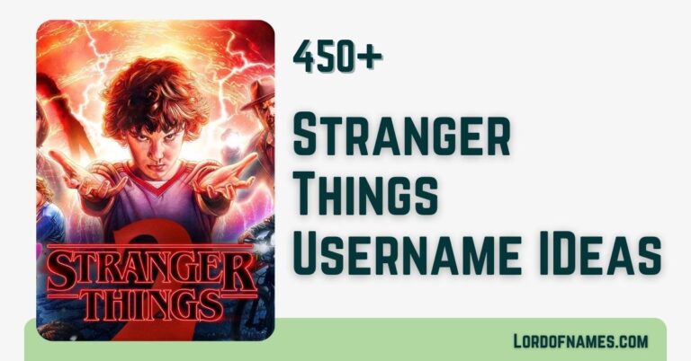 454 Trendy Stranger Things Usernames - Lord Of Names