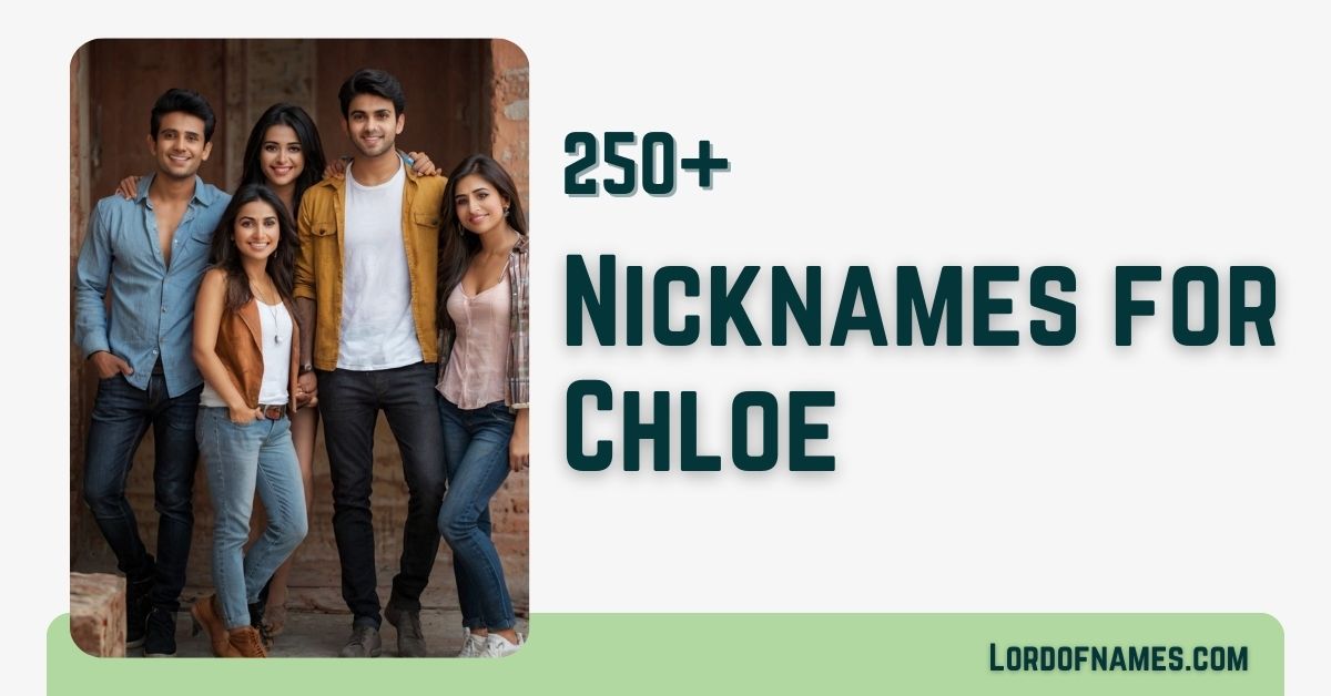 255 Nicknames for Chloe [Origin, Meaning & Username Ideas] - Lord Of Names