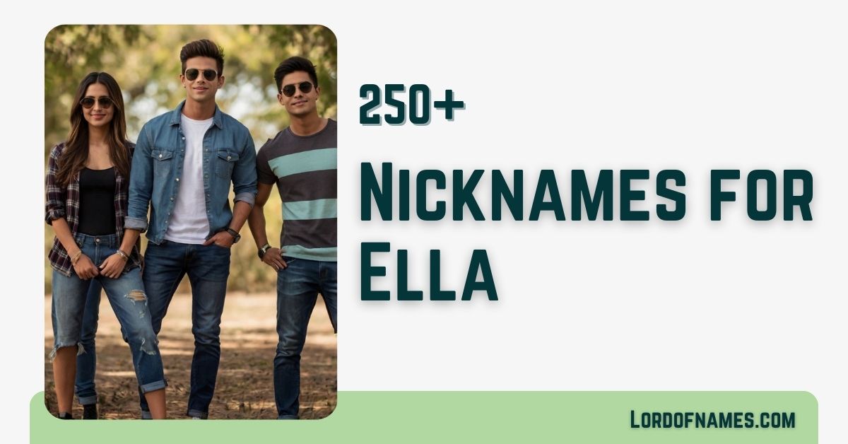 266 Nicknames for Ella [Origin, Meaning & Username Ideas] - Lord Of Names