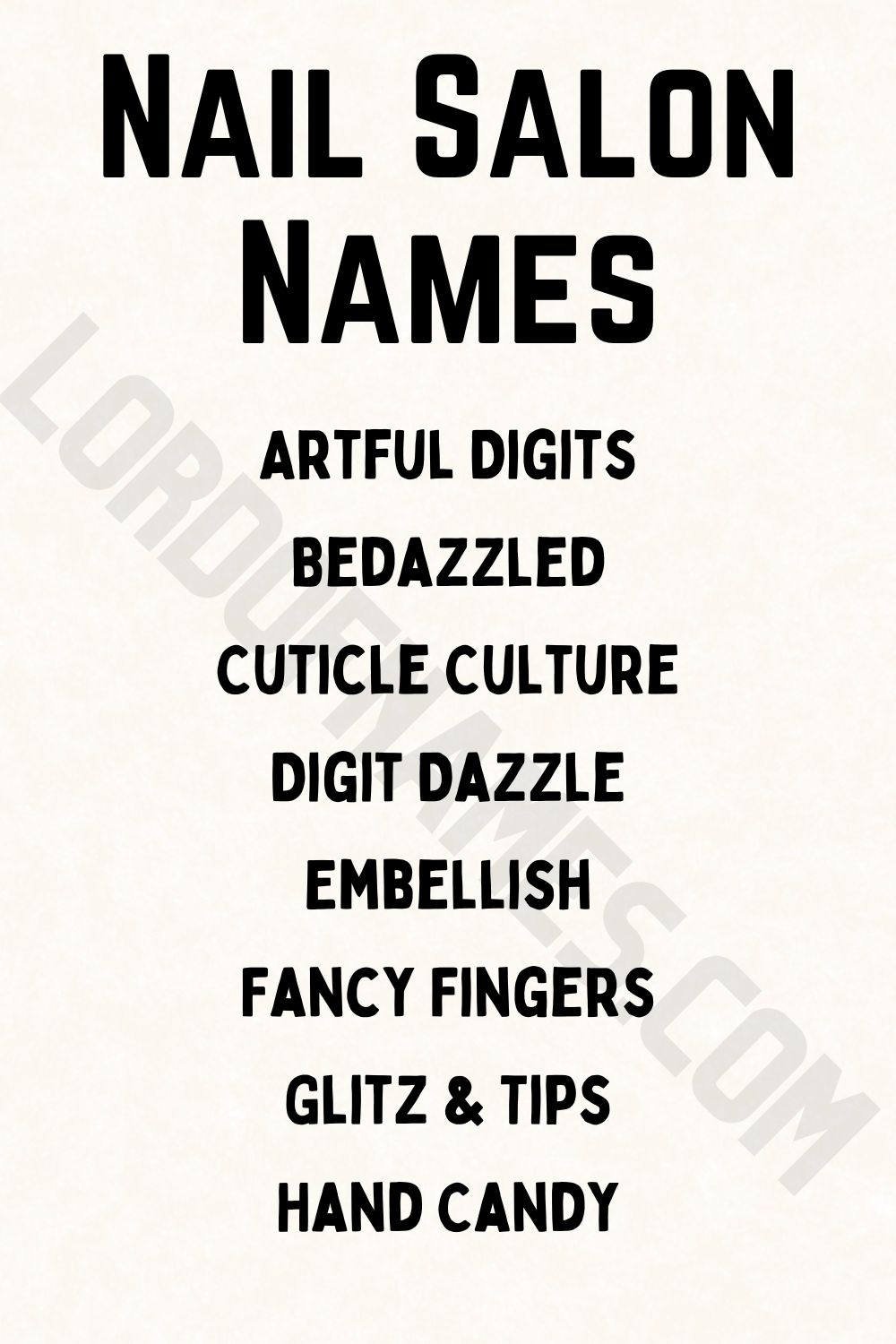 765 Best Salon Names for 2025 [Salon Name Generator] - Lord Of Names