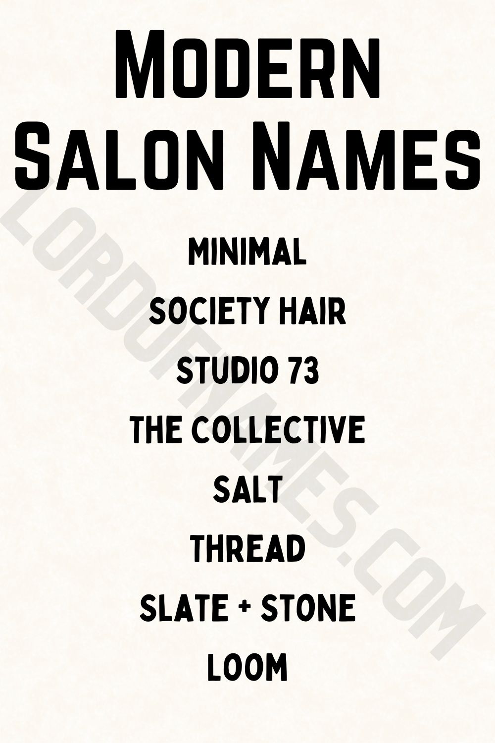 765 Best Salon Names for 2025 [Salon Name Generator] - Lord Of Names
